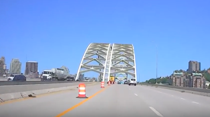 Construction on northbound I-471 slows traffic