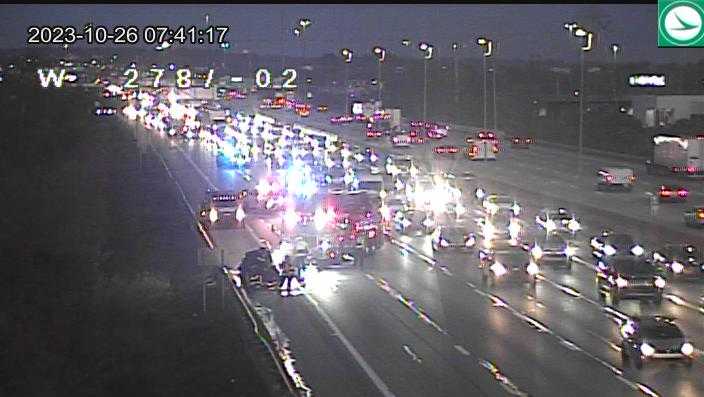 All lanes open after earlier vehicle fire on I-275