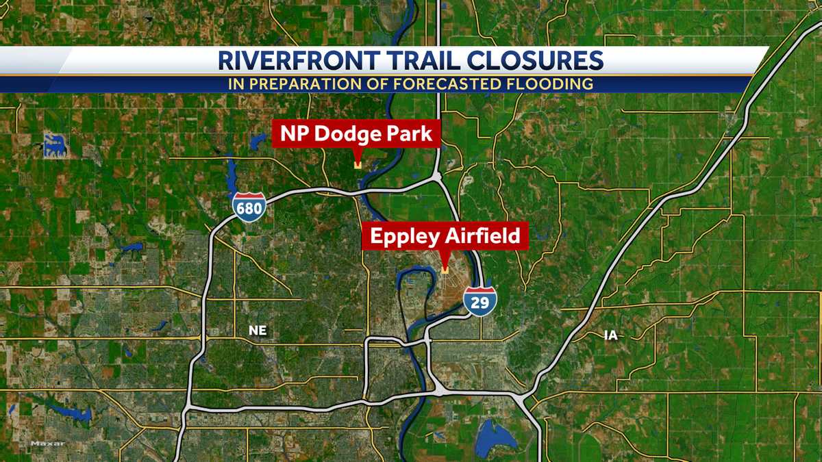 Omaha Missouri River Flood Levee closed to public