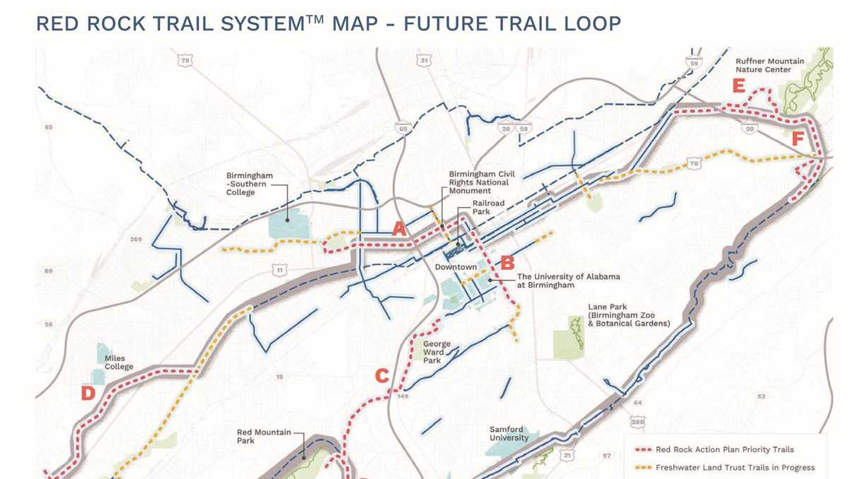 Alabama mayors announce plan for 19 new trail miles around city