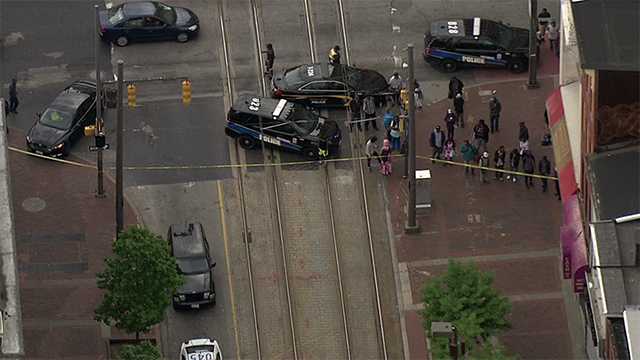 Light Rail train fatally strikes man in downtown Baltimore