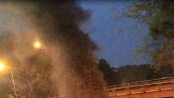 Jackson firefighters respond to fire on train tracks