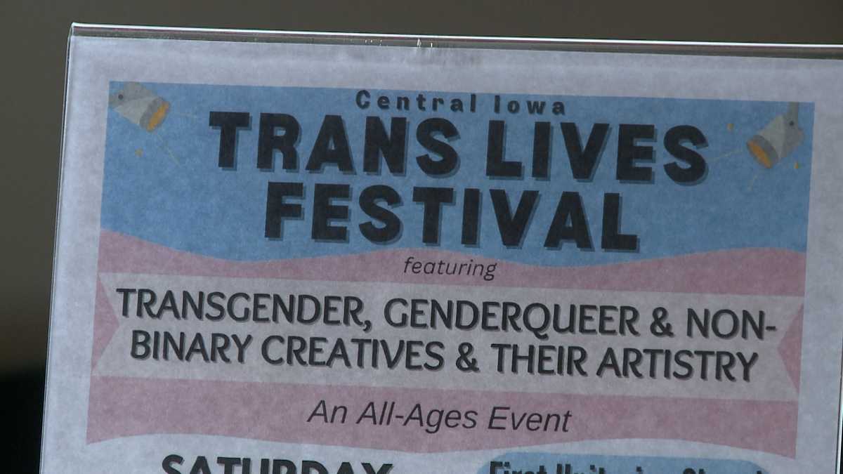 Transgender Day of Visibility celebration in Des Moines