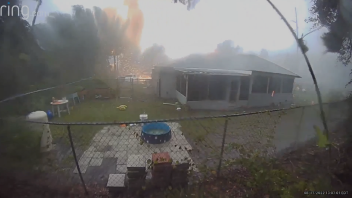 Terrifying video: Transformer explodes during Florida storm