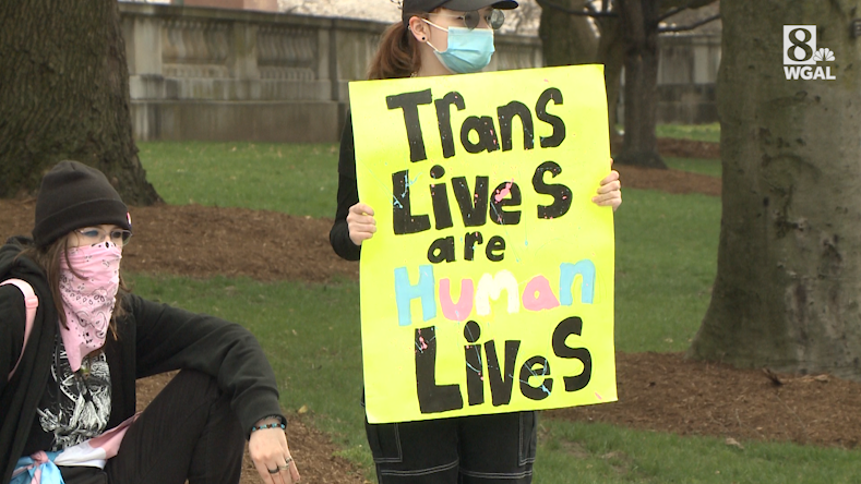 Transgender rights rally held in Harrisburg, Pa.