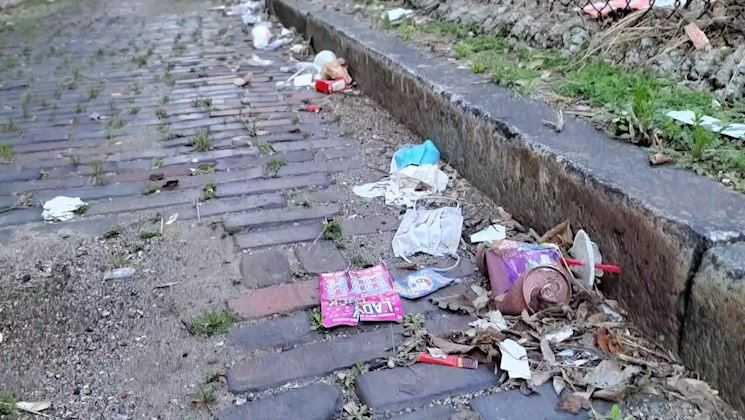 Trash piles up in Cincinnati's streets and neighbors take notice