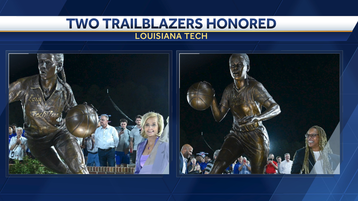 Kim Mulkey, Theresa Weatherspoon honored with statues at Louisiana Tech