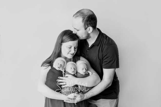 Adorable: Shawnee family shares new photos of rare triplets
