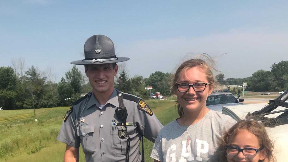 Ohio trooper recognized for helping family with disabled camper on highway
