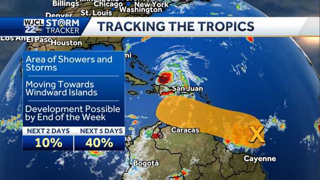 Savannah: Hurricane Fiona strengthens, new tropical wave emerges