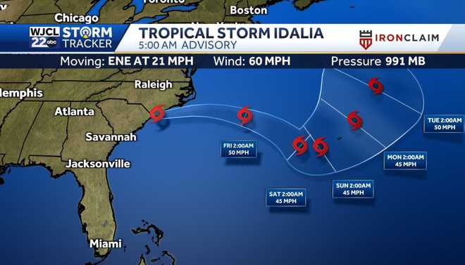 Three named storms in the Atlantic where they will track next