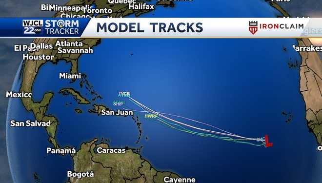 Lots of sunshine for Labor Day. Tracking tropical development