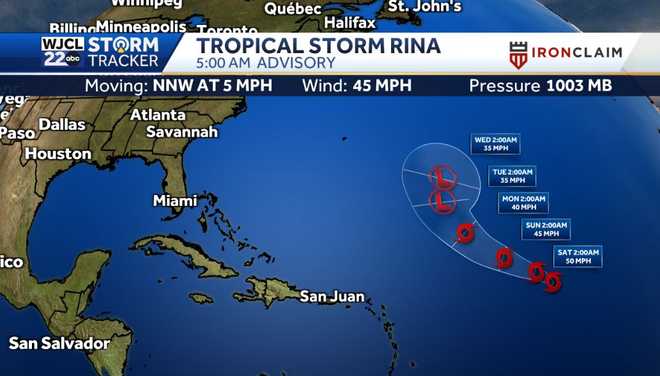Beautiful weather for the weekend & tracking two tropical storms