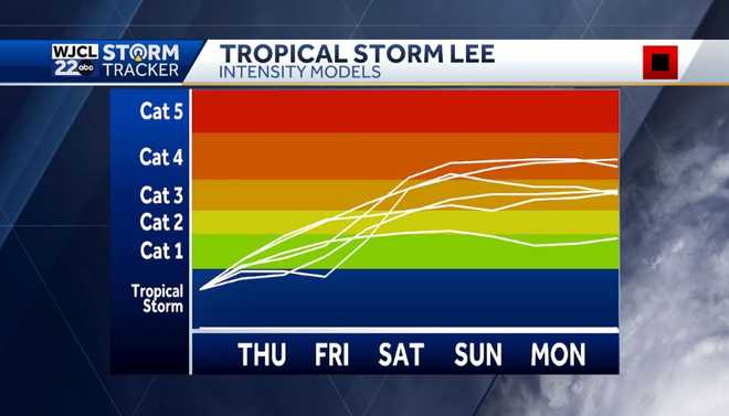 Tropical Storm Lee will be a hurricane soon