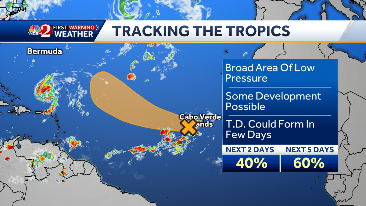 Tropical storm tracker: Wave may become depression this week