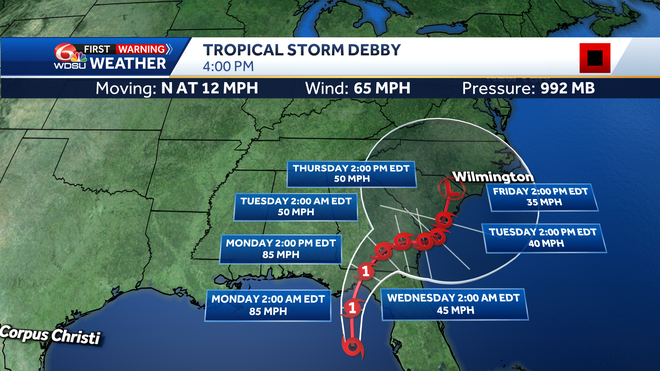 Here is what Louisiana can expect from Hurricane Debby