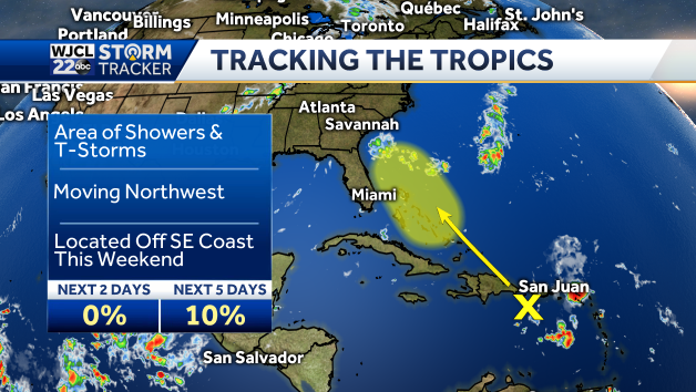 Two Disturbances Being Monitored For Possible Tropical Development In