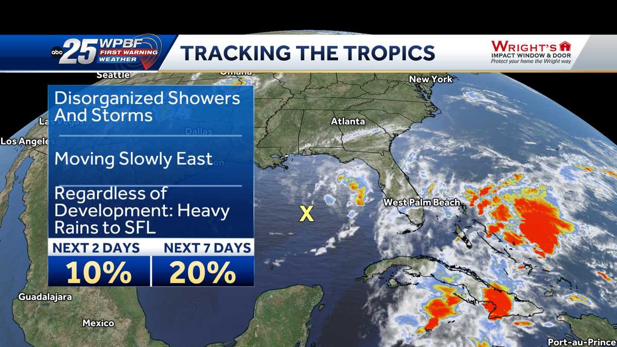 Disturbance in Gulf of Mexico could bring rain to Florida