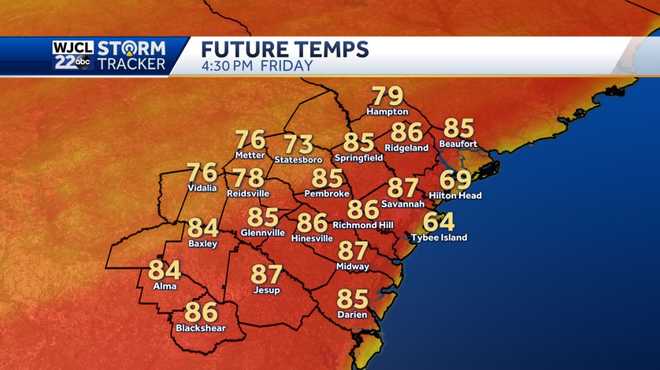 Warm weather in the forecast with near record highs by Friday