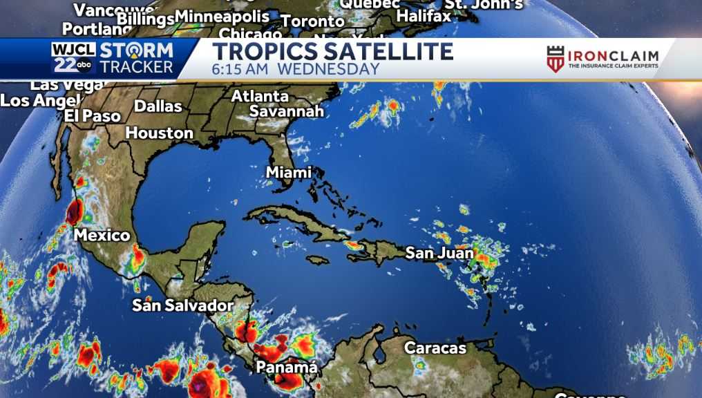 National Hurricane Center tracking area of interest in tropics - WJCL