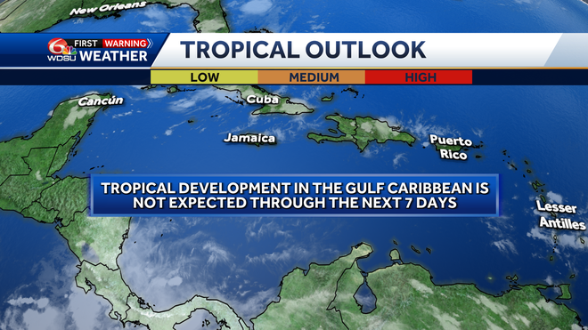 New Orleans weather forecast extreme heat warning high temp storm