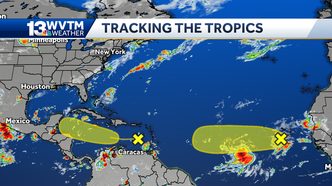 Tracking a tropical wave in the Caribbean Sea