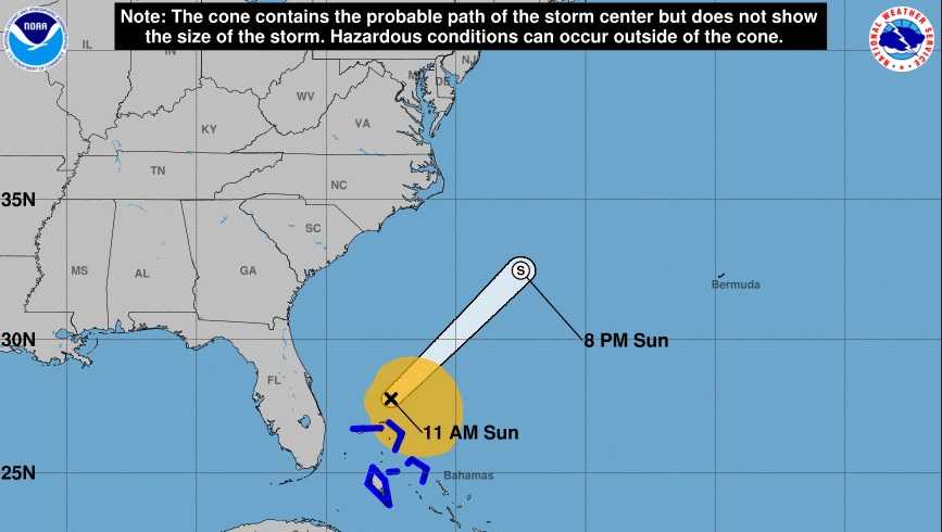 Tropical Storm Philippe races away from Florida after bringing heavy ...