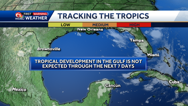 Louisiana New Orleans Gulf Mexico America tropical outlook