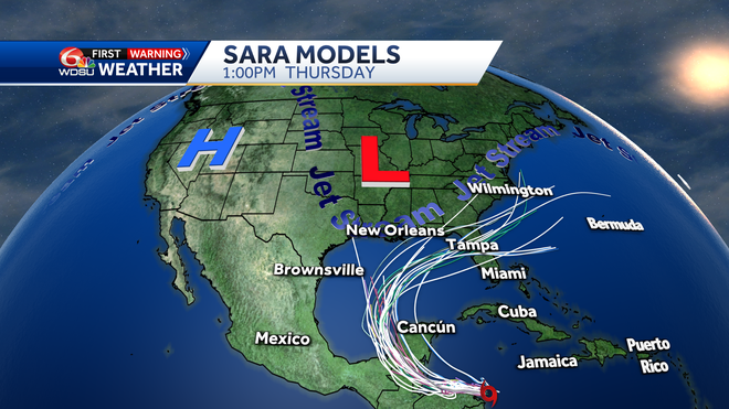 Tropical Depression Sara