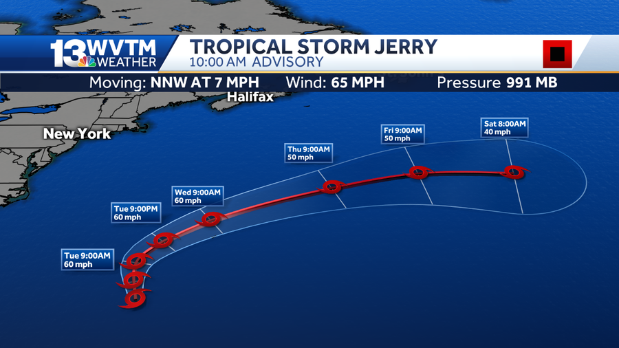 Tracking several storms in the Atlantic