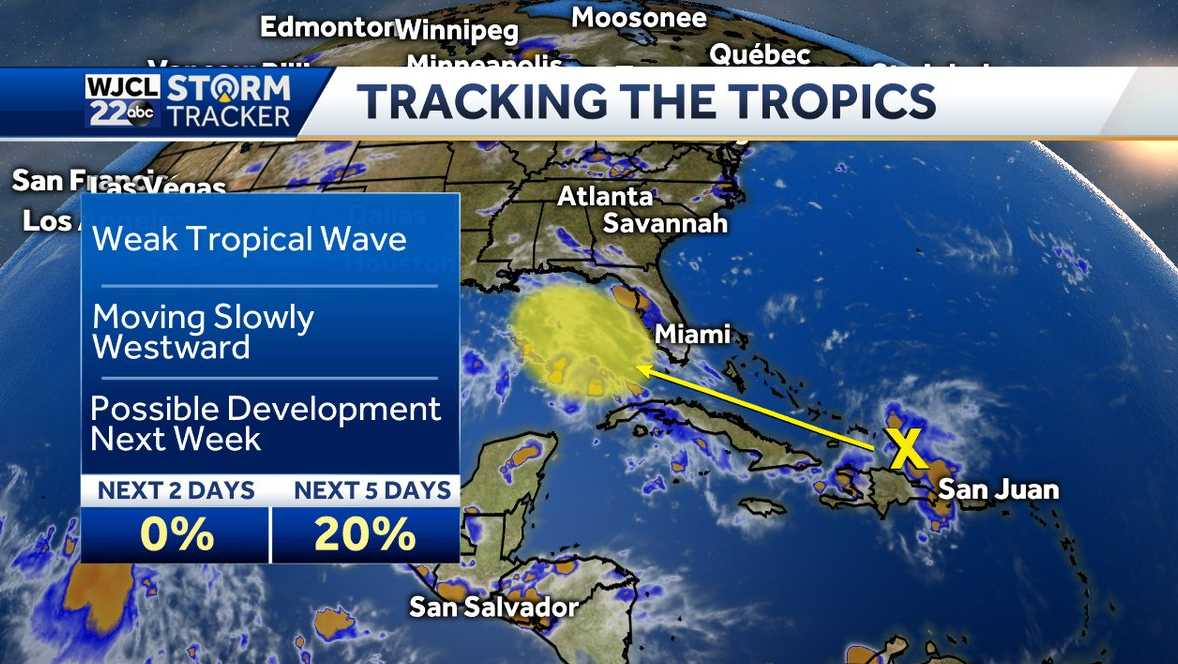 Weather Blog: Holiday weekend rain chances & a look at the tropics
