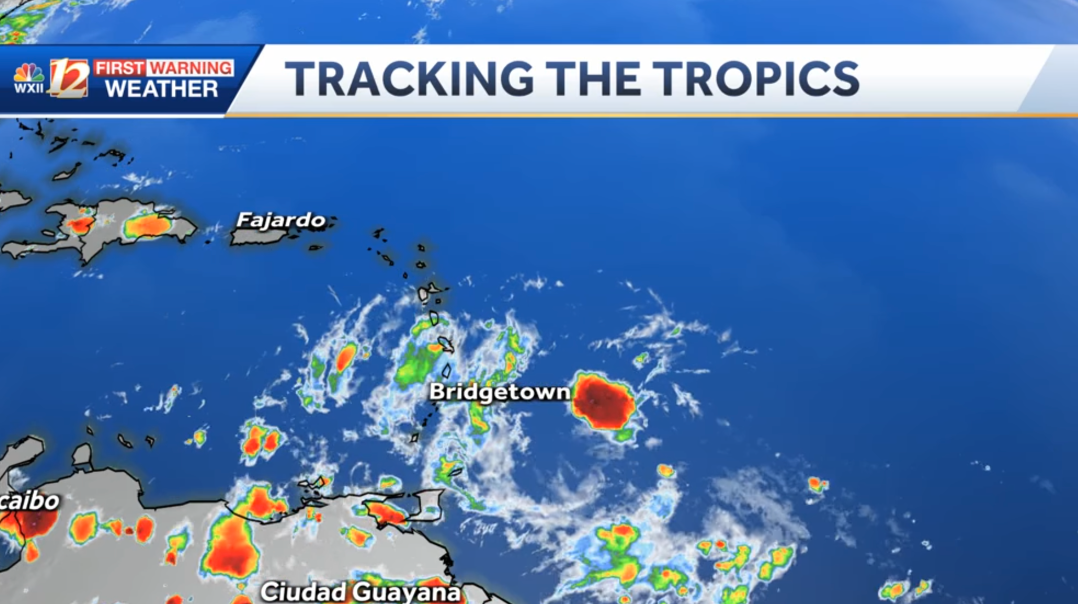 Tracking a Tropical Wave Near the Windward Islands