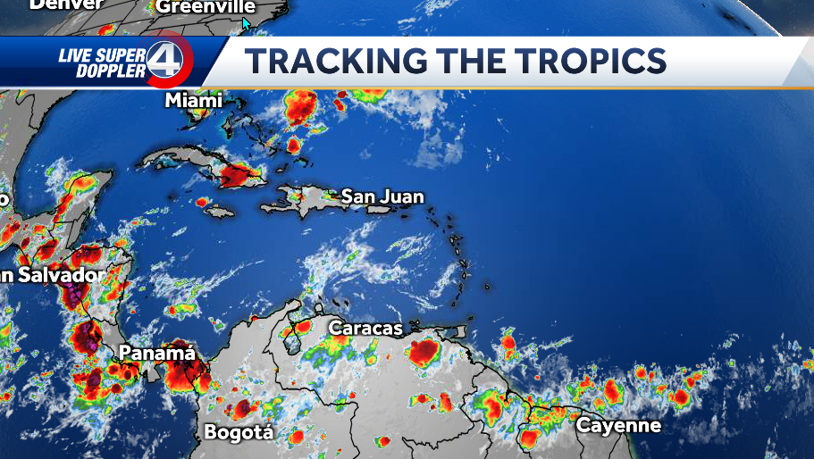 South Carolina: National Hurricane Center tracking 2 areas
