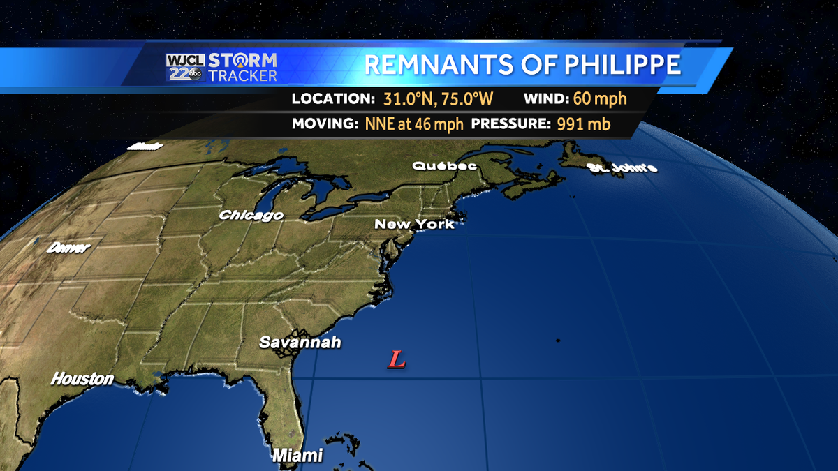 Philippe Continues to Weaken