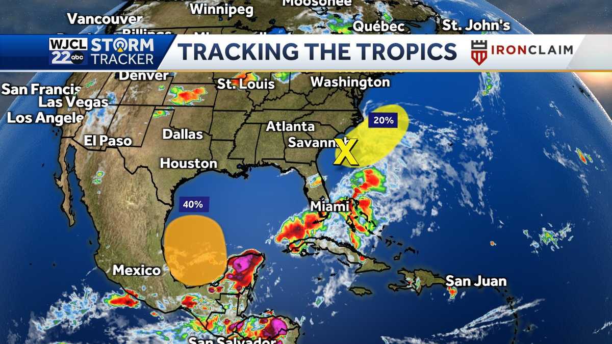 Savannah: Tracking the tropics & 2 areas of interest