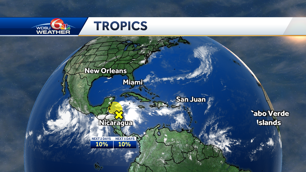 Louisiana watching disturbance in Caribbean Sea