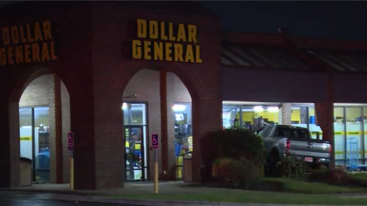 Truck crashes into Dollar General in West Chester