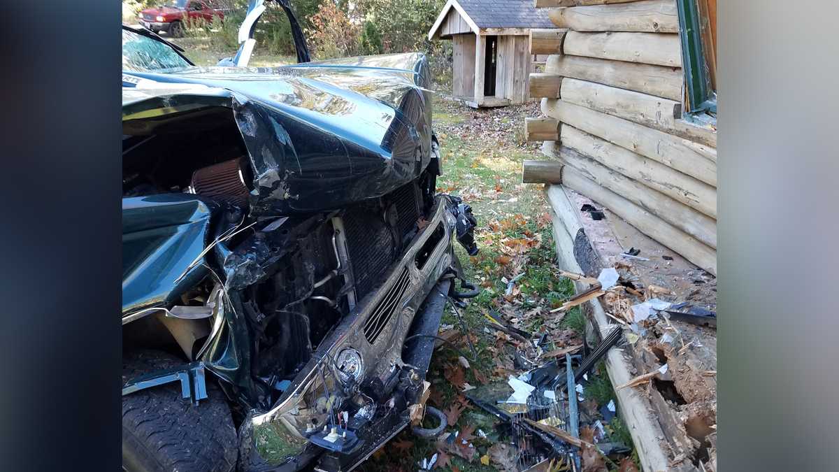 Tree Snaps Falls Onto Truck Knocking Driver Unconscious
