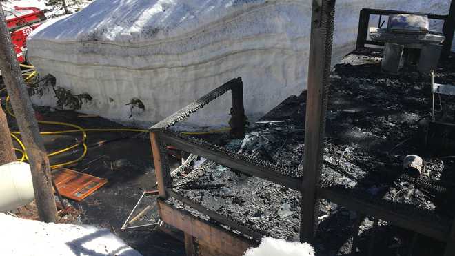 Fire crews investigates gas explosion at Truckee home