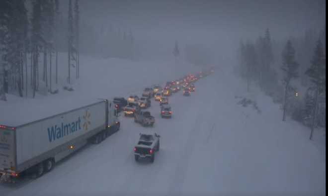 Spinout snarls eastbound I-80 traffic in Truckee, CHP says