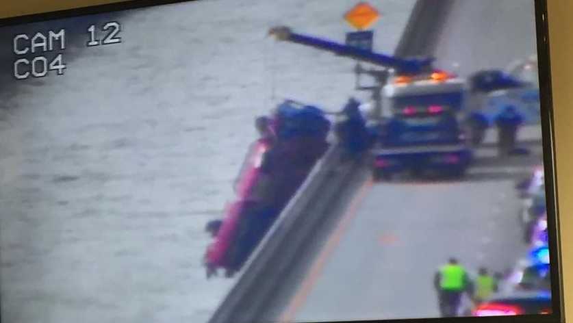 Causeway Southbound Bridge Closed Due To Accident