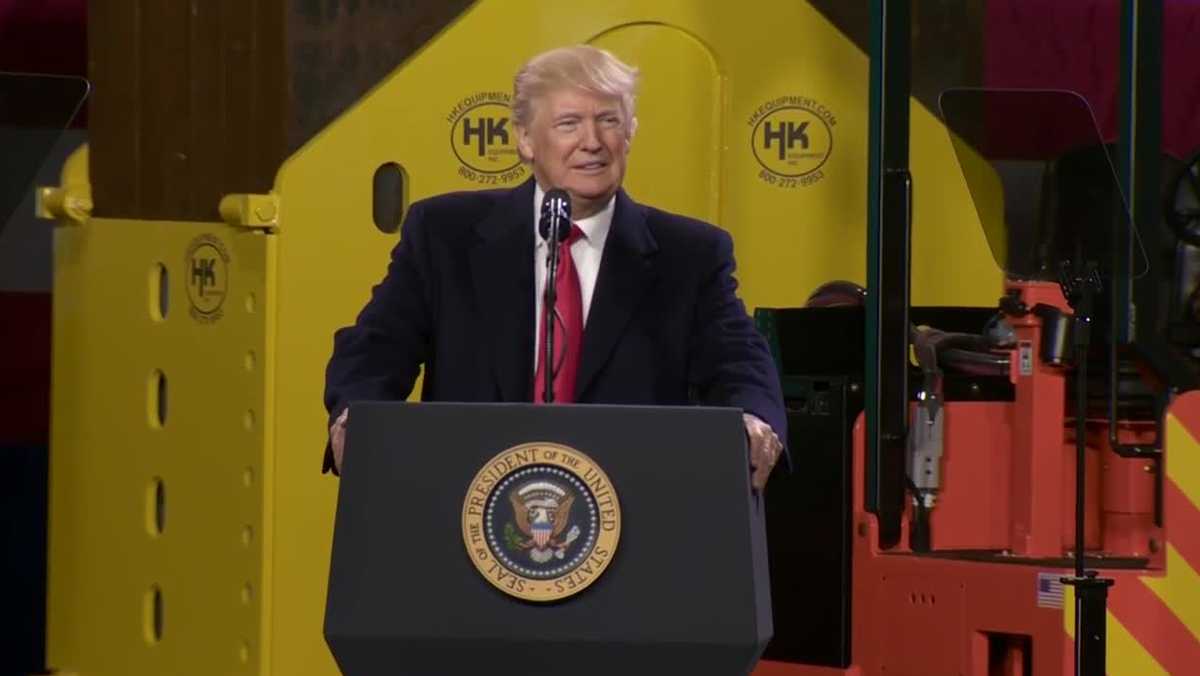 President Donald Trump visits Pittsburgh, talks tax overhaul, backs ...