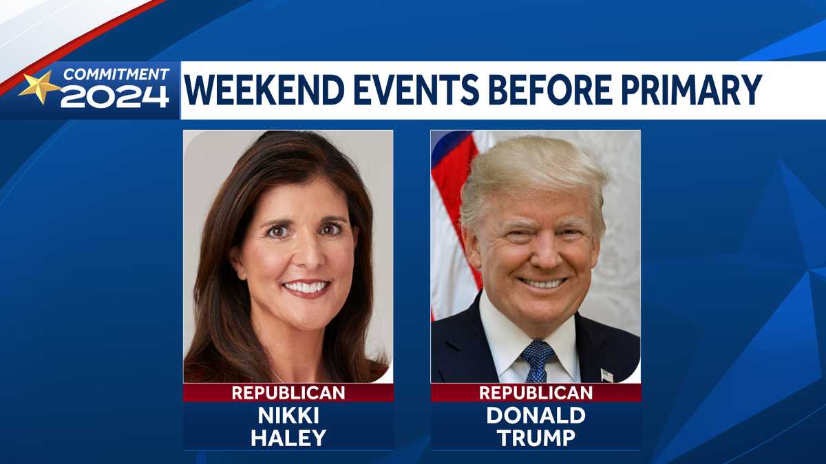 Trump, Haley host weekend events before New Hampshire primary
