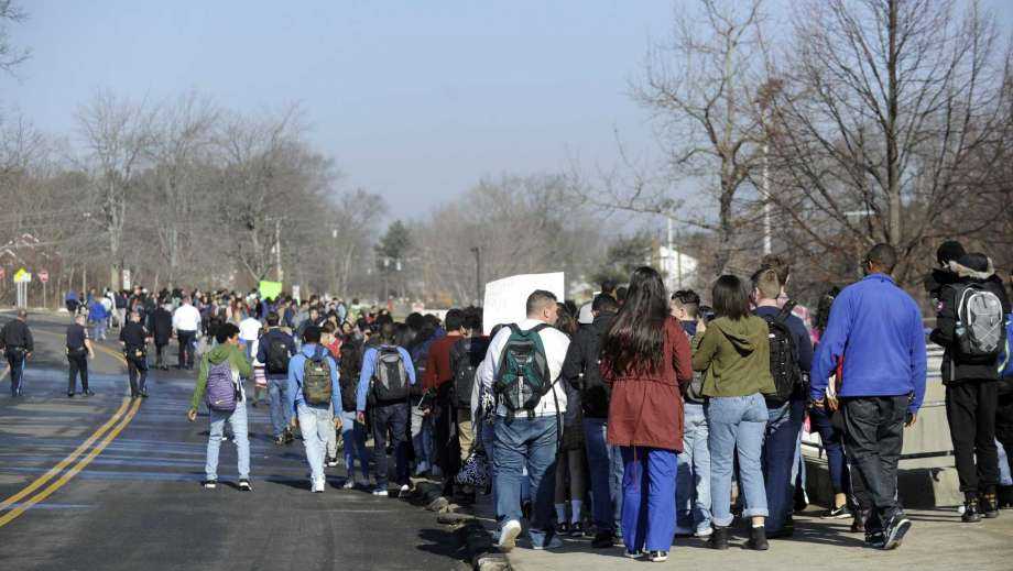 'We’re all immigrants': High school students walk out to protest Trump ...