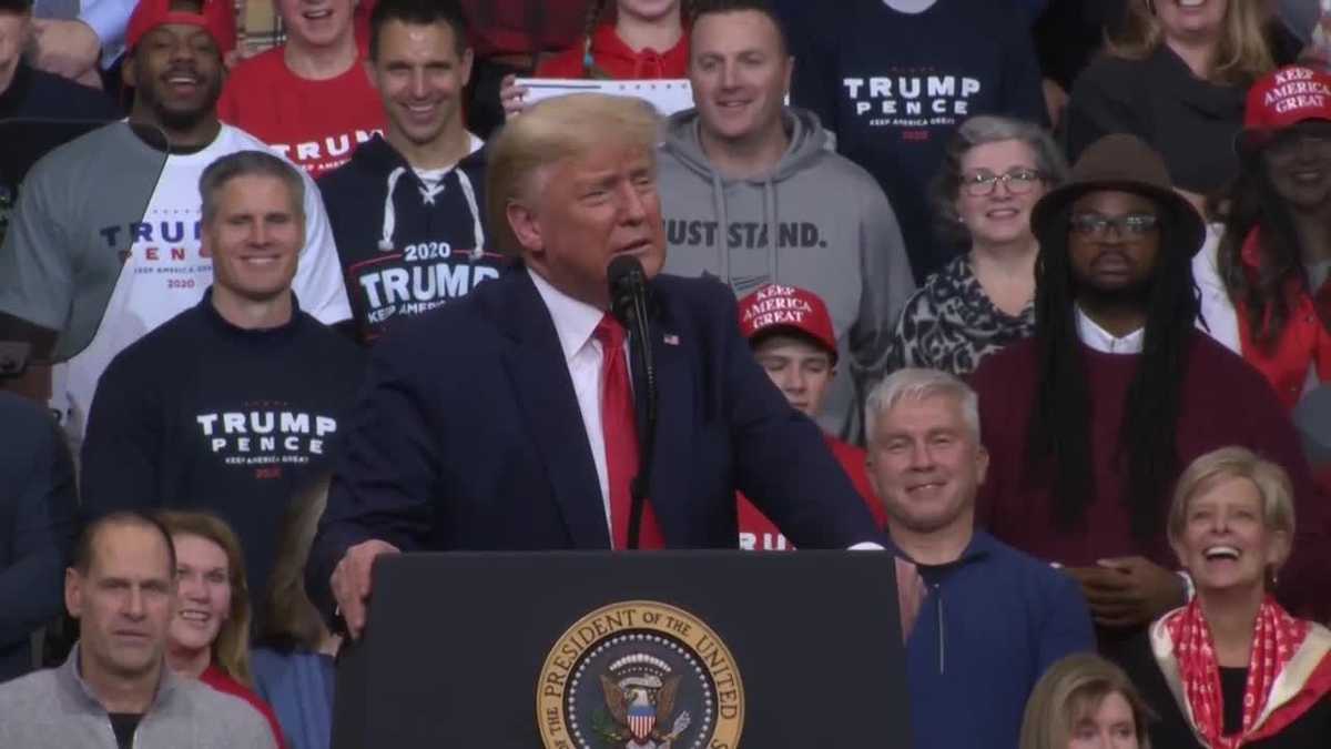 President Donald Trump embraces NH, 'Live Free or Die' motto at primary ...