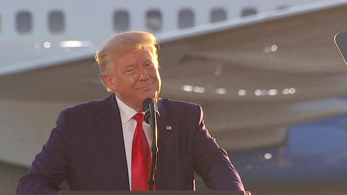 President Trump holds rally in New Hampshire