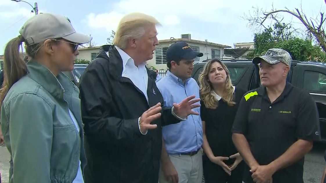 President, first lady head to Puerto Rico to survey hurricane damage
