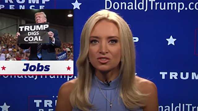 Former CNN commentator appears in 'news of the week' promoted by Trump