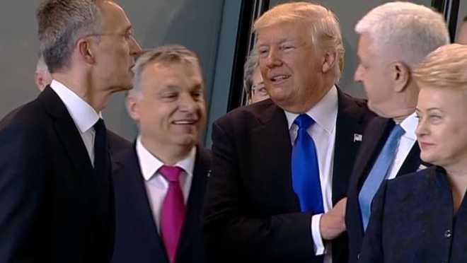 President Trump Pushes Aside Montenegros Prime Minister
