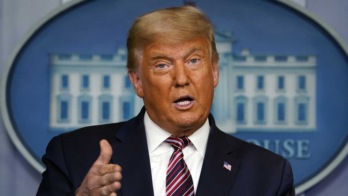 In new statement, President Trump says he does not stand for violence ...